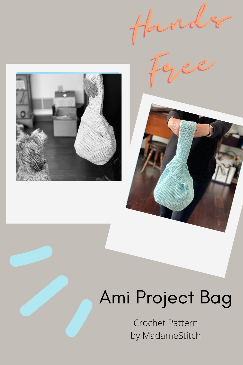 The Crochet Ami Project Bag Pattern | MadameStitch