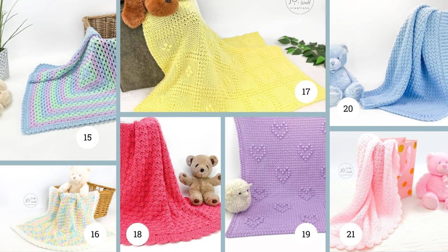 45 lightweight crochet baby blanket patterns perfect for every season ...
