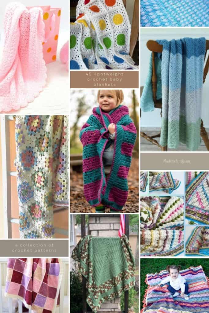45 lightweight crochet baby blanket patterns perfect for every season ...