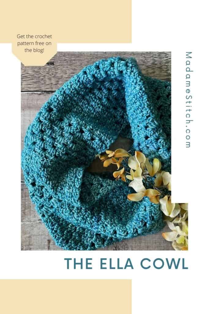 A granny stitch cowl that will make you feel truly luxurious | MadameStitch