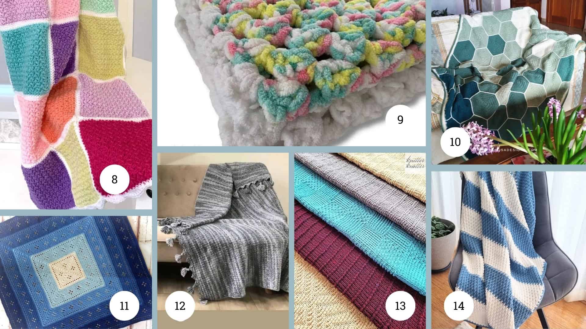 67 College Crochet Ideas for Your Student's Dorm | MadameStitch