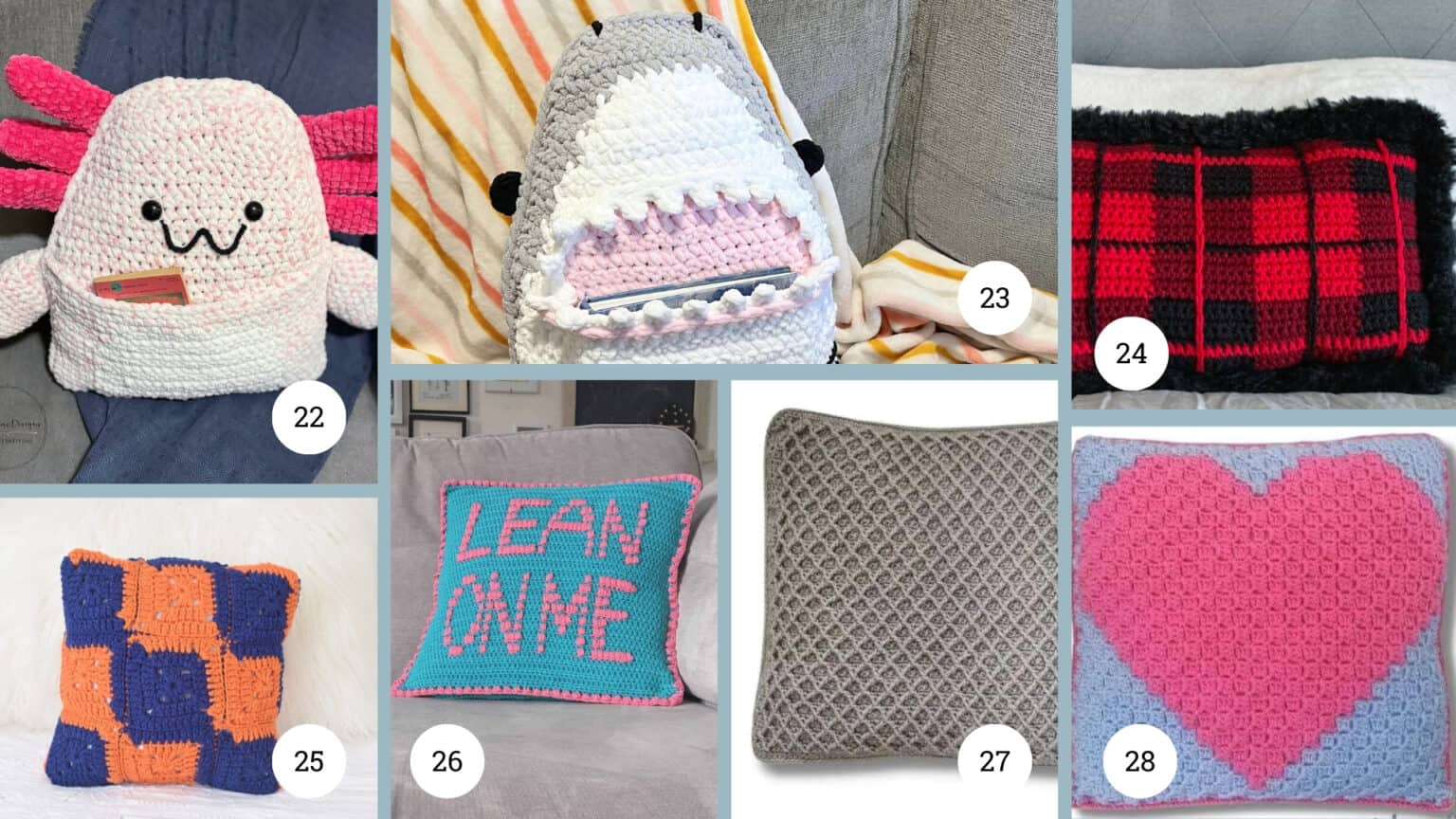 67 College Crochet Ideas for Your Student's Dorm | MadameStitch