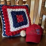 The perfect crochet baseball pillow for your #1 team | MadameStitch