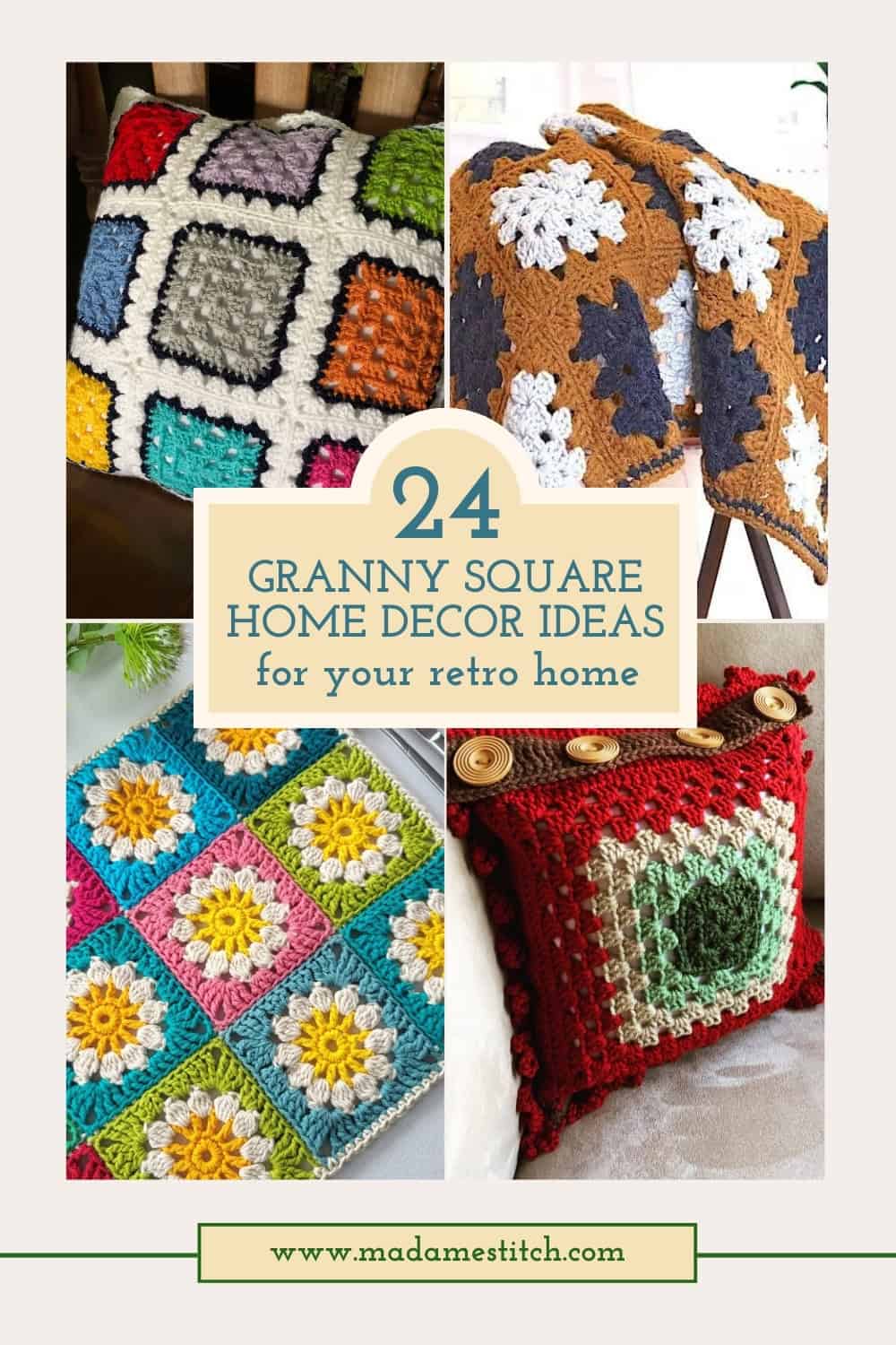 24 Granny Square Home Decor Ideas for a Warm & Welcoming Home ...