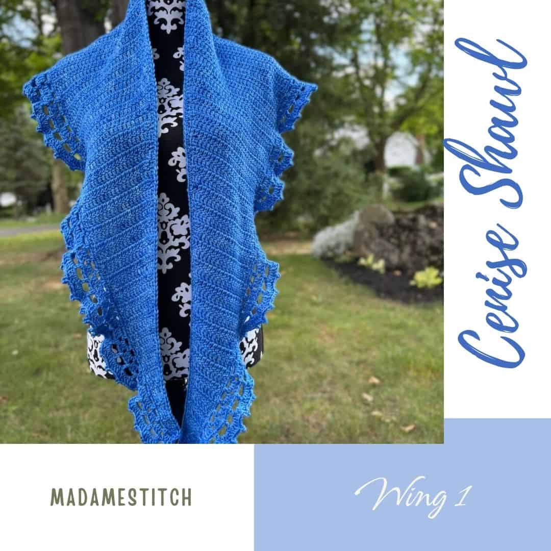The Cenise Shawl Free Crochet Along | MadameStitch