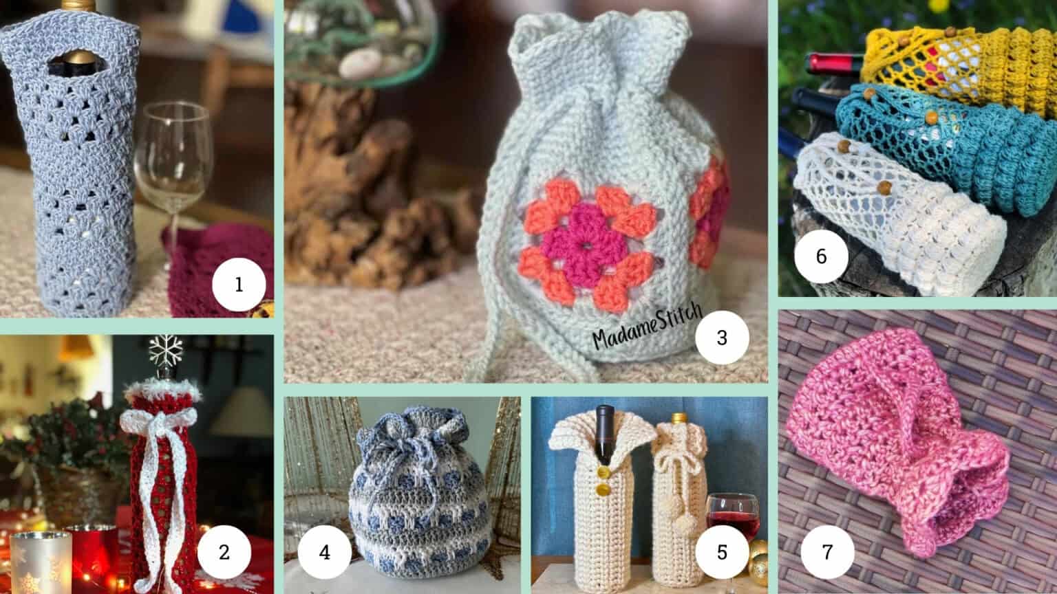 35 Crochet Gift Bags, Boxes, and Embellishments for a Quick Heartfelt ...