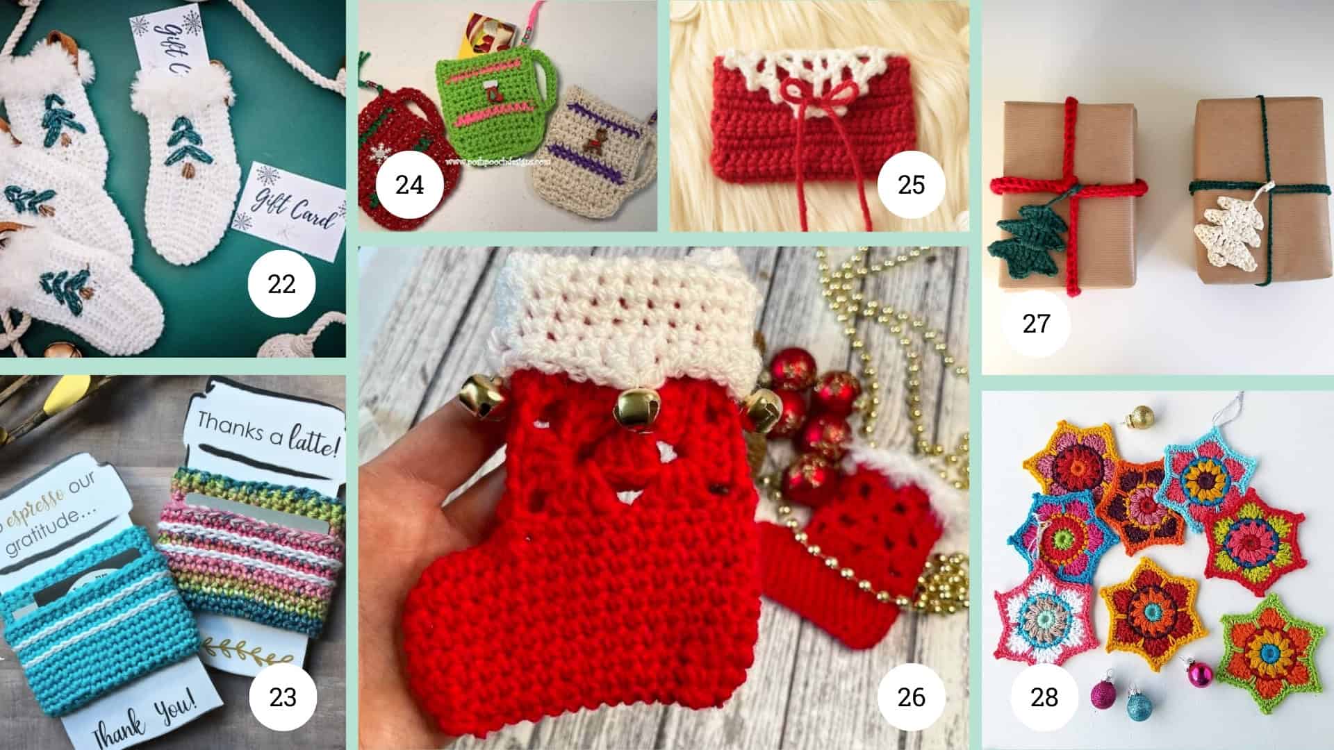 35 Crochet Gift Bags, Boxes, and Embellishments for a Quick Heartfelt ...