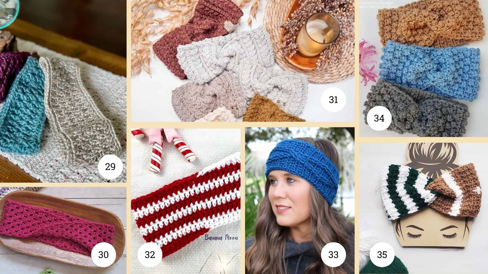 44 Easy Crochet Headband, Hat, and Ear Warmer Patterns for Effortless ...