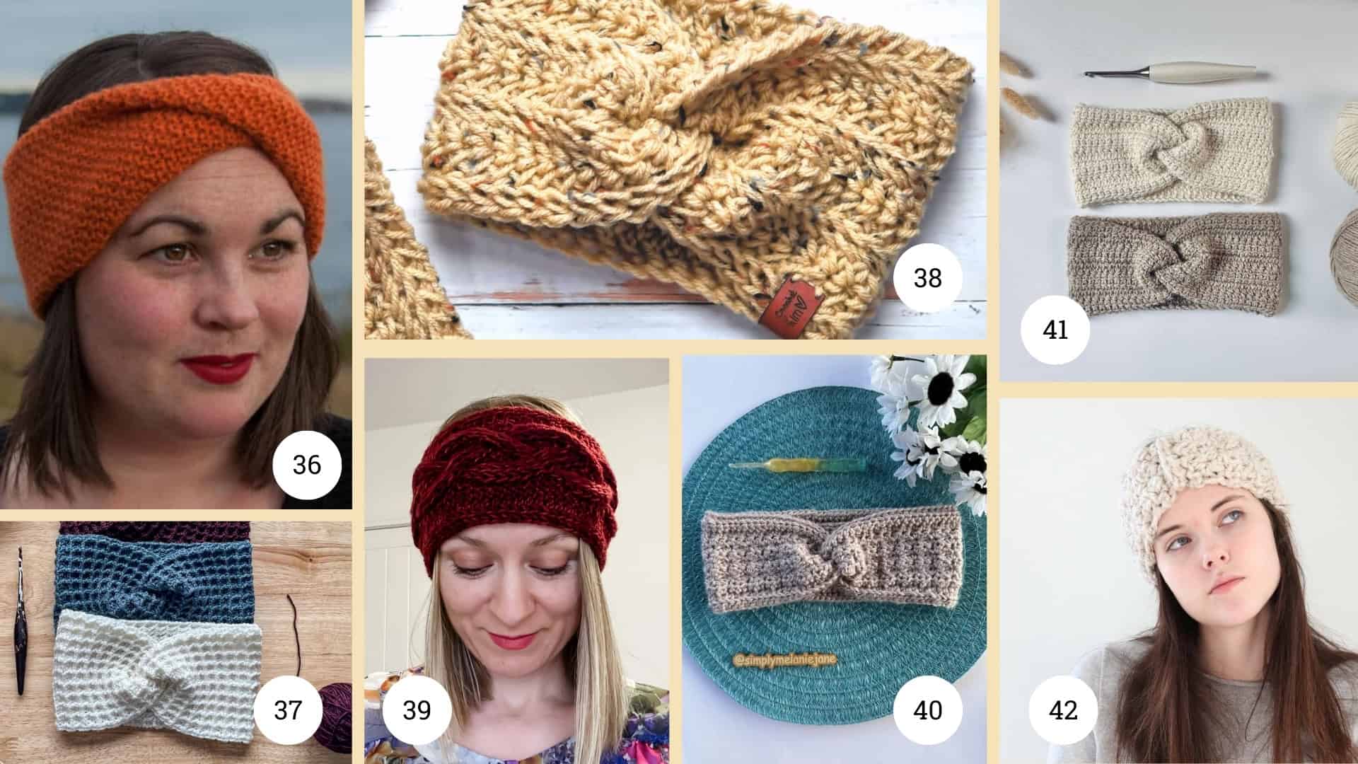 44 Easy Crochet Headband, Hat, and Ear Warmer Patterns for Effortless ...