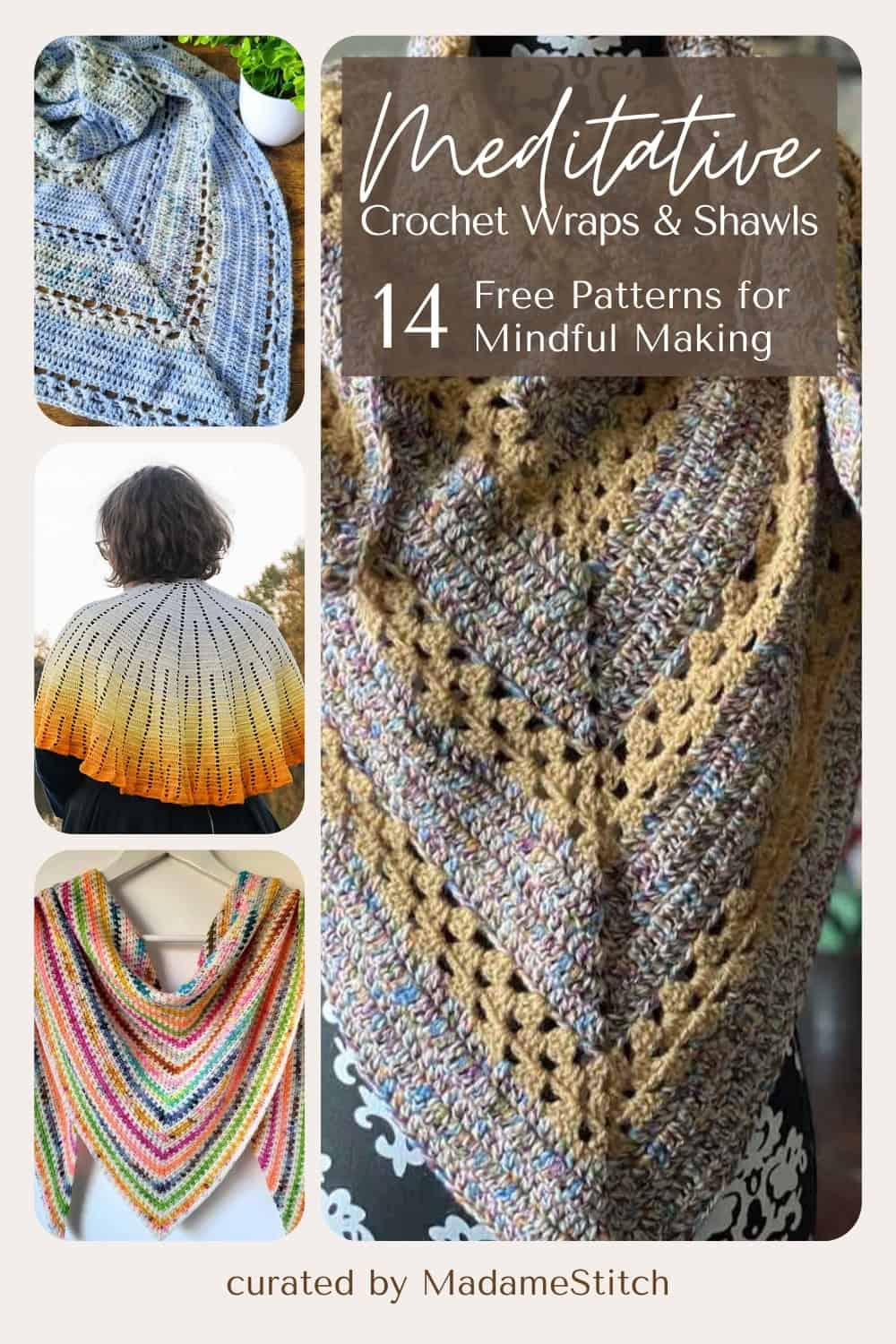 14 Meditative Crochet Wrap and Shawl Patterns for Relaxing Crochet Time ...